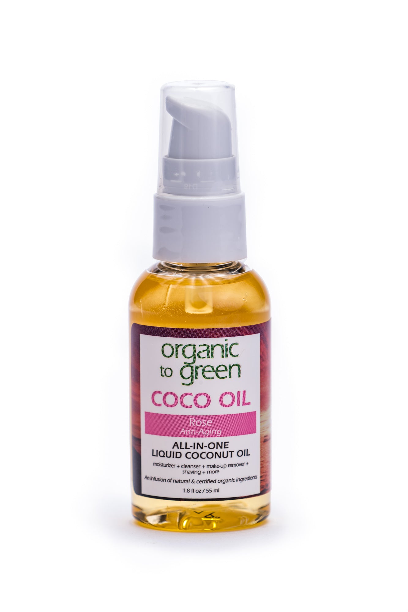 Liquid Coconut Oil Rose - Anti-Aging Coco Oil – Organic to Green Beauty ...