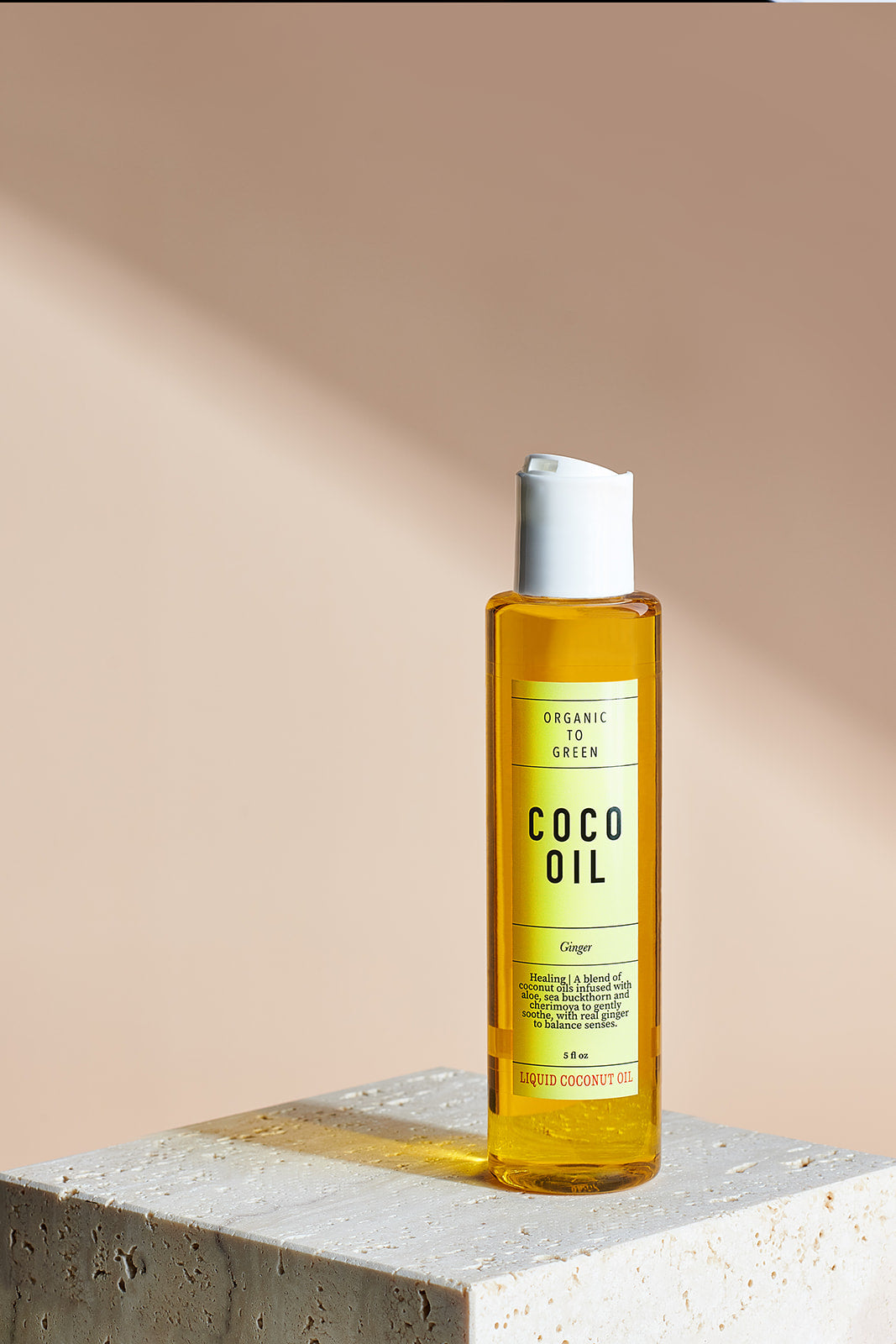 Liquid Coconut Oil Ginger - Healing Coco Oil – Organic to Green Beauty ...
